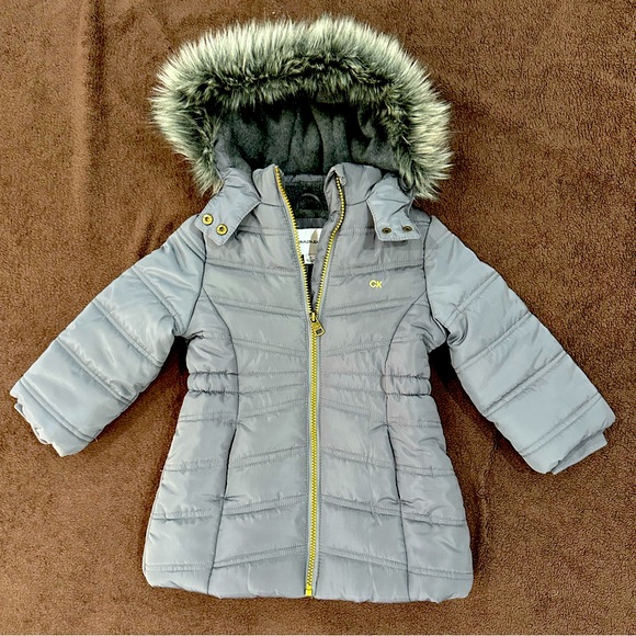 Calvin Klein Jeans | Jackets & Coats | Calvin Klein Toddler Girls ...